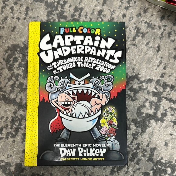 Scholastic | Toys | Captain Underpants Full Color Book | Poshmark